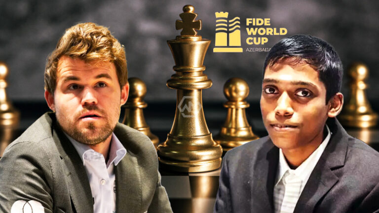 FIDE World Cup in Baku Between Praggnanandha and Magnus Carlsen ...